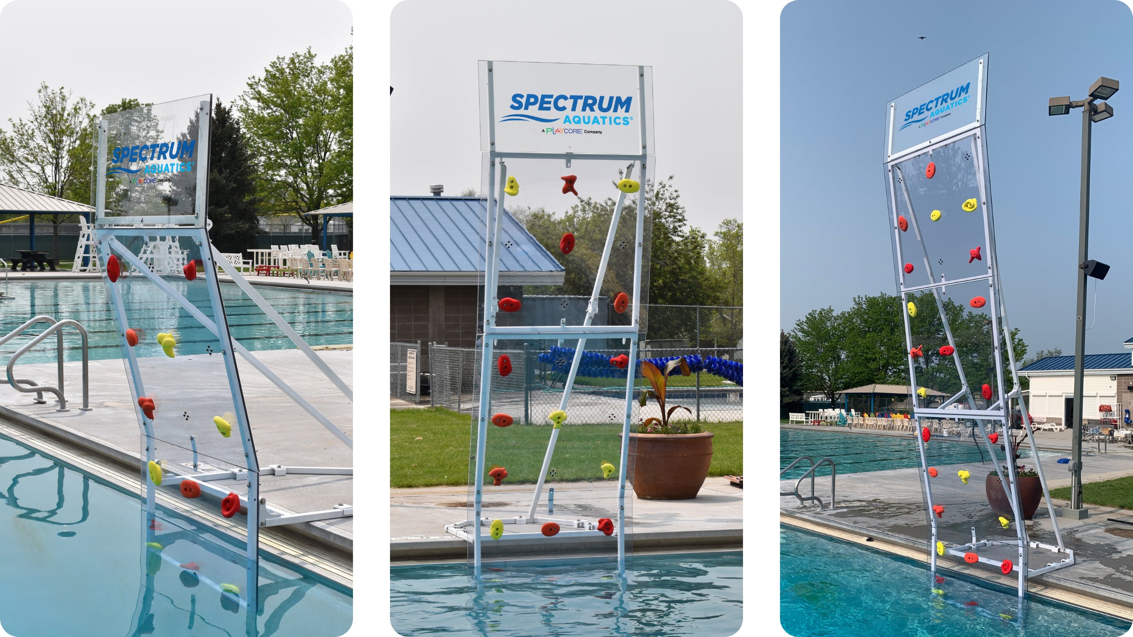 Kersplash® Challenger Pool Climbing Wall | Aquamentor