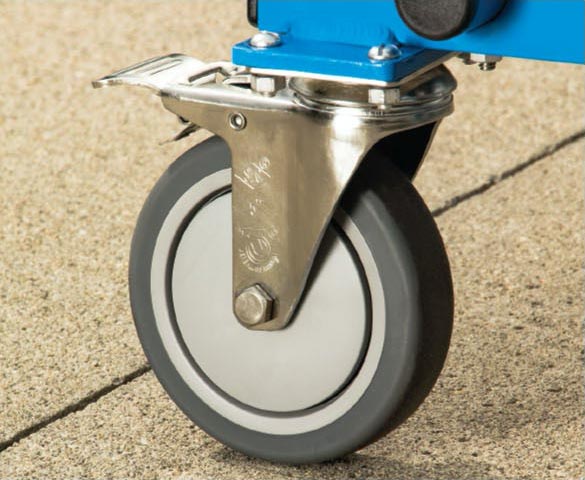 5” Stainless Steel Swivel Caster With Individual Bra | Aquamentor